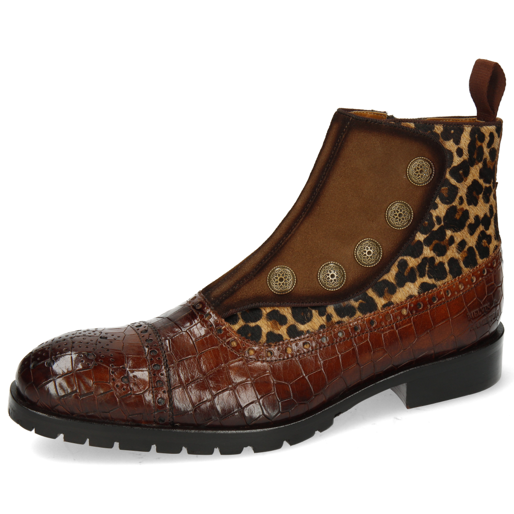 Patrick 22 Crock Wood Cognac Suede Pattini Tan Hairon Leo – Melvin ...